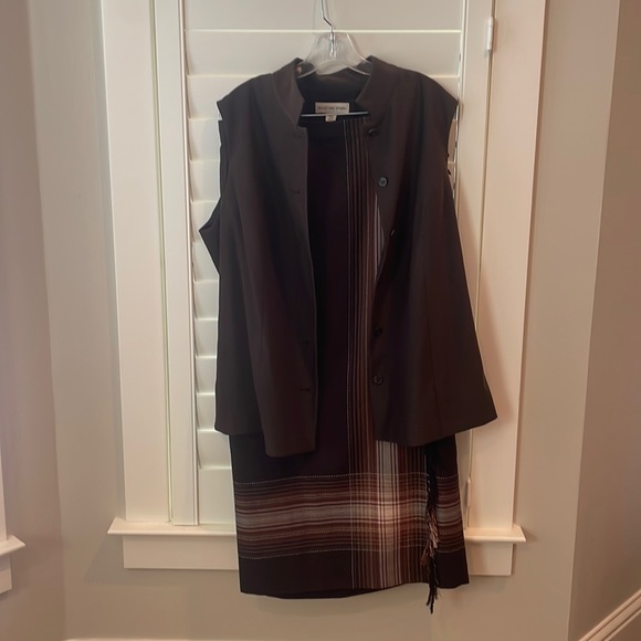 August Max | Jackets & Coats | August Max Woman Suit Vest And Skirt ...